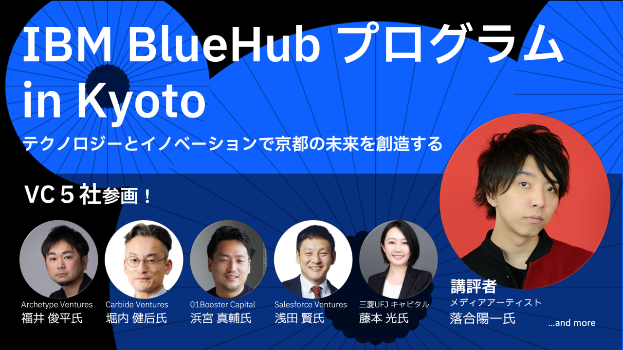 IBM BlueHubプログラム in Kyoto - DemoDay テクノロジーとイノベーションで京都の未来を創造する | 4S
